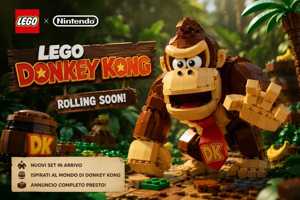 LEGO Donkey Kong teased da Nintendo: “Rolling Soon” e la community ...